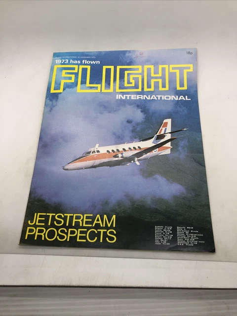 FLIGHT INTERNATIONAL MAGAZINE December 27, 1973 £16.97 - PicClick UK