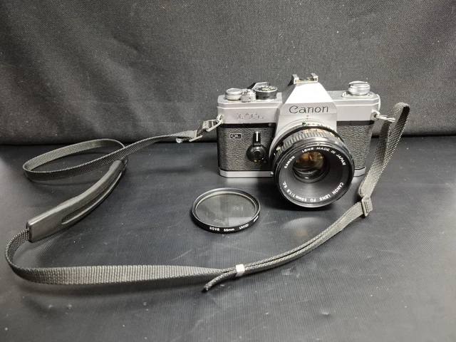 CANON FTB QL Vintage 35mm Film Camera With FD 50mm 1:1.8 S.C. Lens ...