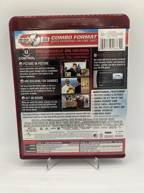 EVAN ALMIGHTY (HD DVD, 2007) Combo Format £4.54 - PicClick UK