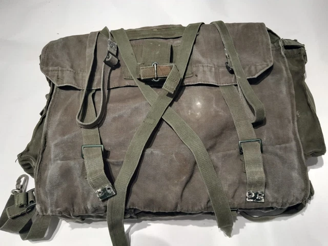 GENUINE BRITISH Army 58 Pattern Webbing Large Pack Grade 2 Issued £15. ...