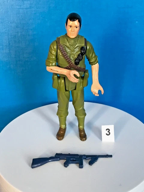 PALITOY ACTION FORCE AUSTRALIAN JUNGLE FIGHTER & BLUE TOMMY GUN #SERIES ...