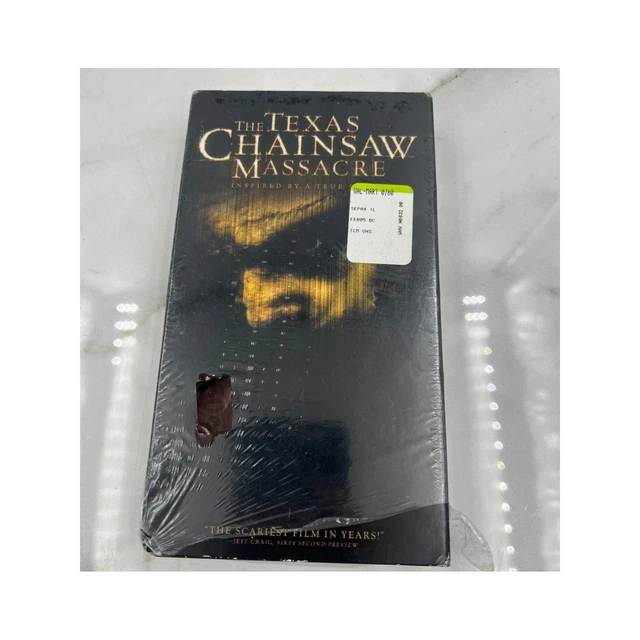 THE TEXAS CHAINSAW Massacre VHS 2003 Jessica Biel Michael Bay Horror ...