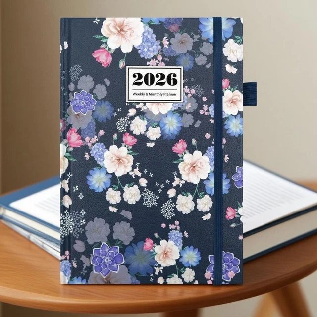 ENGLISH 2026 SCHEDULE Planner Notepad 12 Months To-do List Notebook ...