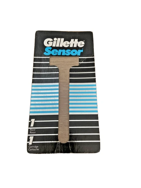 GILLETTE SENSOR NON-EXCEL Razor Shaver Handle Cardboard Only $15.00 ...