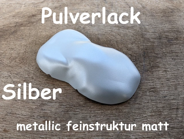 343 PULVERLACK SILBER metallic feinstruktur matt 29/90316 EUR 16,99 ...