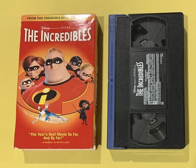 DISNEY PIXAR THE Incredibles 2005 VHS Tape Tested. £16.99 - PicClick UK