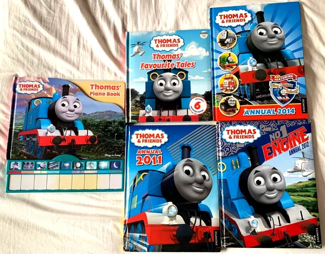 THOMAS THE TANK ENGINE BOOK BUNDLE ~ 3 x ANNUALS / FAVOURITE TALES ...