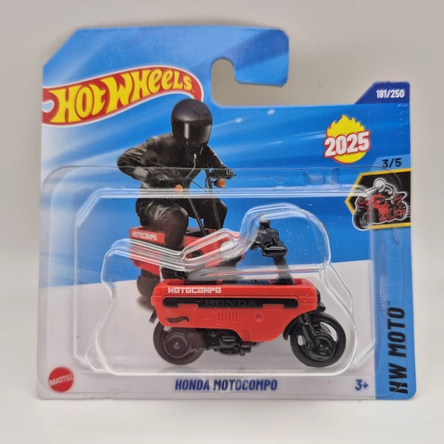 HOT WHEELS HONDA Motocompo 3/5 HW MOTO 2025 Mattel Collectable Toy ...