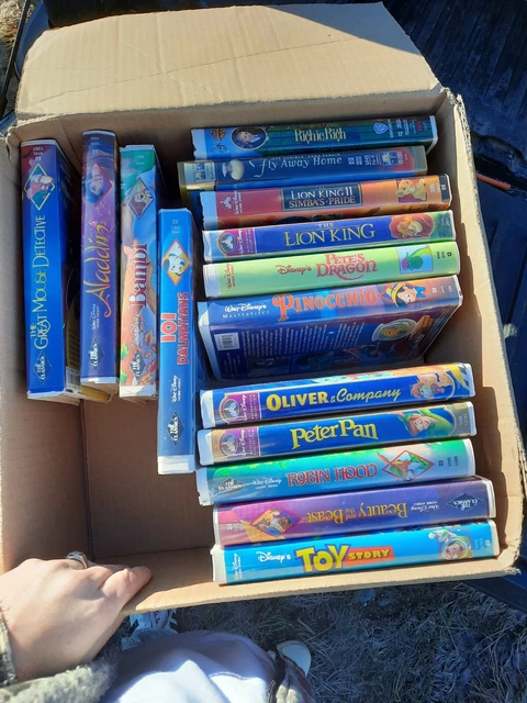 VINTAGE DISNEY VHS Lot - 15 Movies - Black Label & Masterpiece ...