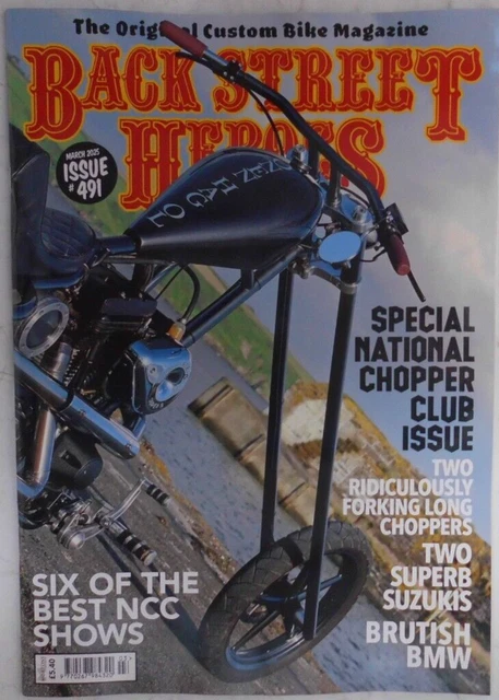 BACK STREET HEROES magazine March 2025 Special National Chopper Club ...