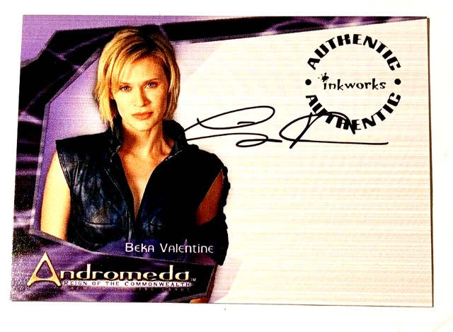 ANDROMEDA: SIGNED BY LISA RYDER as Beka Valentine card #A2 £15.28 ...