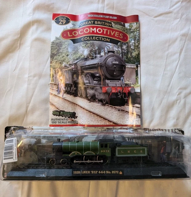 GREAT BRITISH LOCOMOTIVES 1/100 Scale 1928 LNER B12 4-6-0 No.8572 Train ...