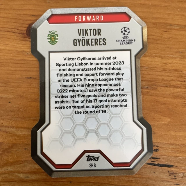 TOPPS MATCH ATTAX 2024/2025 24/25 VICTOR GYOKERES Chrome Pro Elite Shield SH8 £4.00 - PicClick UK