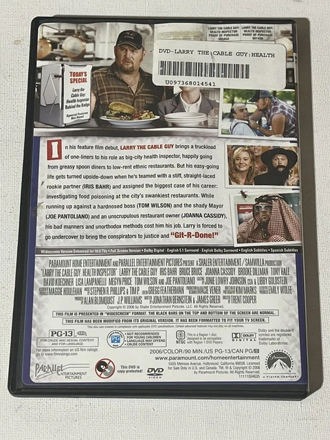 LARRY THE CABLE Guy - Health Inspector (DVD Movie) $6.42 - PicClick CA