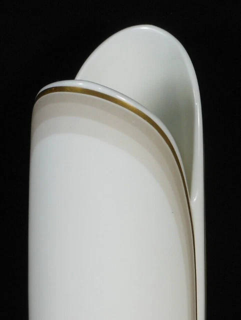 ROYAL DOULTON IMPRESSIONS by Gerald Gulotta Lotus bone china vase. # ...