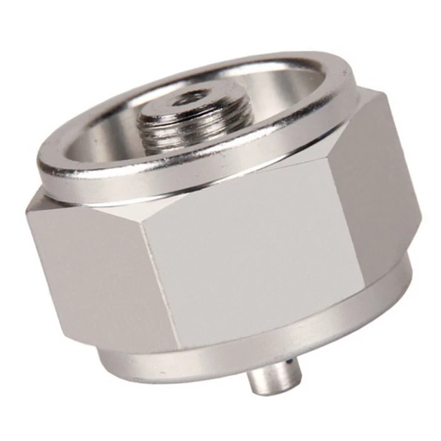 GAS CYLINDER ADAPTER Aluminum Outdoor Furnace Converter Propane £7.75 ...