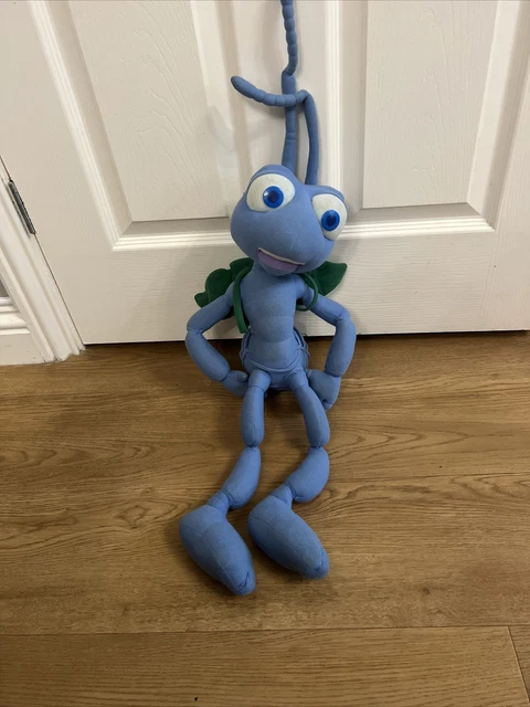 A BUG'S LIFE TALKING Big Jumbo Flik Blue Ant Plush Toys Mattel Disney ...