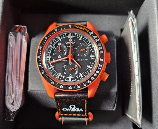 OMEGA X SWATCH Mission To Earth Lava Special Edition - Brand new £189. ...