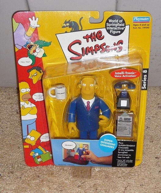 LOS SIMPSONS WORLD of Springfield 2002 Superintendent Chalmers ...