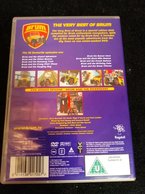 BRUM DVD Bundle Crazy Chair Chase inc poster & The Very Best of Brum ...
