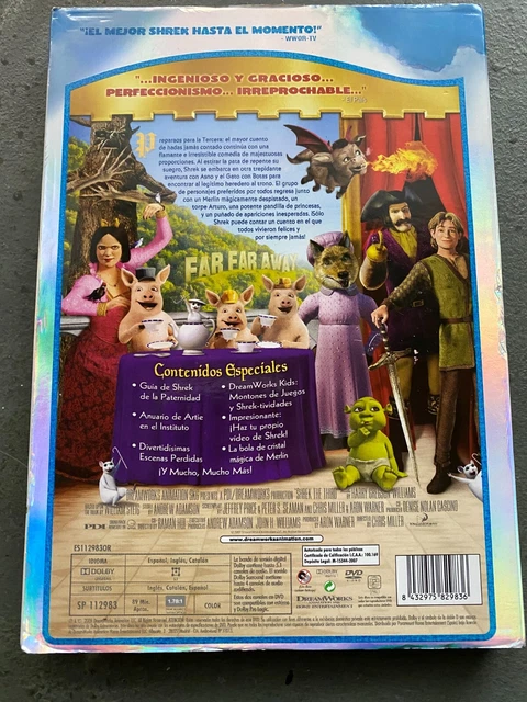 SHREK TERCERO (DVD) Spanish Release with Slipcase £9.95 - PicClick UK