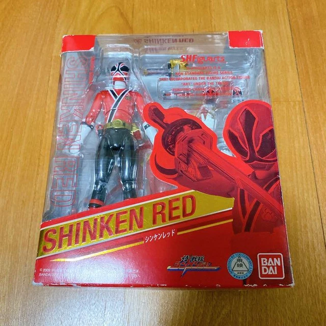 POWER RANGERS SAMURAI Super Sentai Shinkenger Shinken Red S.H. Figuarts ...