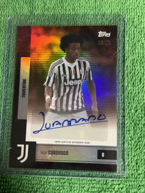 TOPPS JUVENTUS TEAM Set 2025/26 Juan Cuadrado /25 Autogramm EUR 40,00 ...
