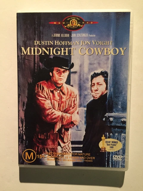 MIDNIGHT COWBOY (CLASSIC 1969 Dustin Hoffman, Jon Voight film) DVD MGM ...