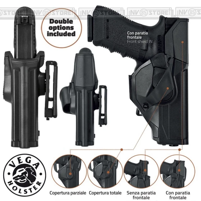 ÉTUI VEGA HOLSTER Cama CCH8 Polymère pour Beretta 92/98 Avec Passant ...