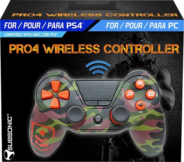 MANDO SUBSONIC WIRELESS Controller Pro4 Camo Fps (ps4/ps3/pc ...