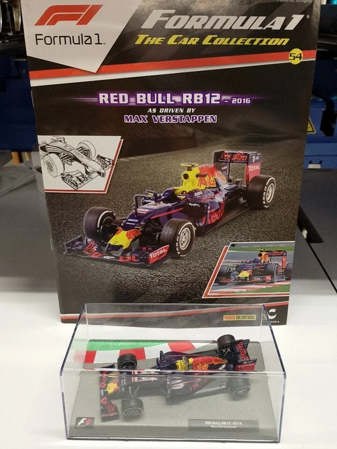 F1 CAR COLLECTION #54 Max Verstappen Red Bull RB12 2016 With Magazine £ ...