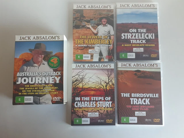 DVD BOXSET, JACK ABSALOM'S Australia's Outback Journey 4 DVD Set Multi ...
