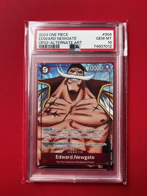 ONE PIECE EDWARD Newgate Parallel Alt Art Paramount War OP02-004 ...