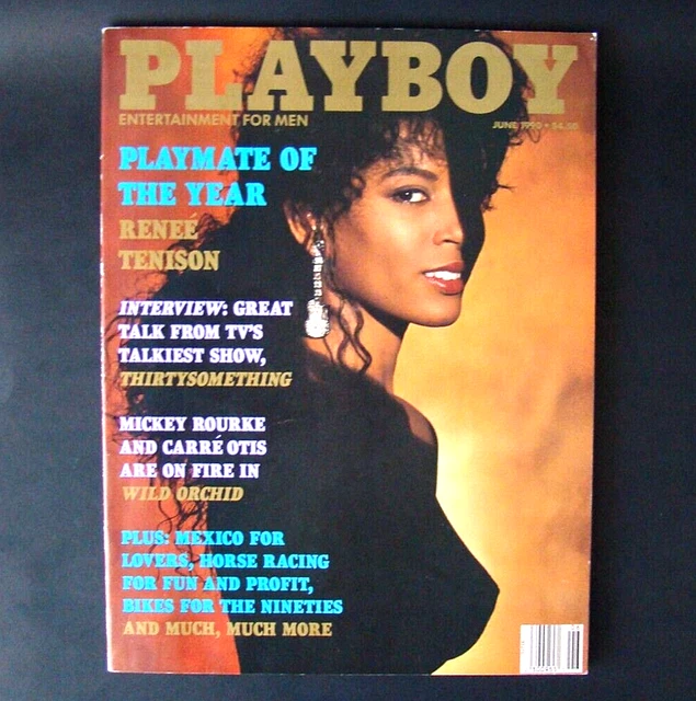 PLAYBOY MAGAZINE JUNE 1990 PMOY Renee Tenison Cover Bonnie Marino ...
