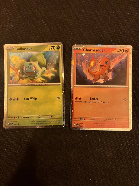 POKEMON 151 POSTER Collection Promo Card Set Charmander, Bulbasaur ...