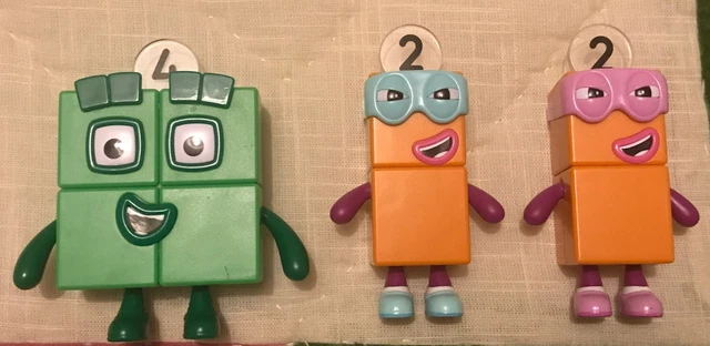 LEARNING RESOURCES NUMBERBLOCKS Four & the Terrible Twos Toy Figure Set ...