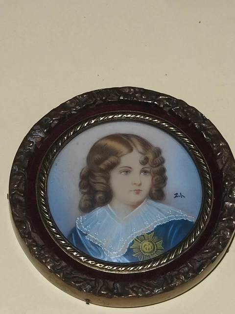 MINIATURES PORTRAIT ROI De Rome Napoléon Ii L'aiglon Et Marie Louise D ...