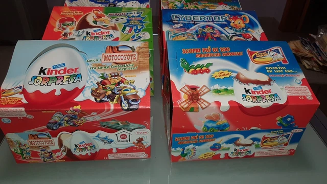 ESPOSITORI OVETTI KINDER Ferrero Fantasmini Stralunati Chicken Little ...