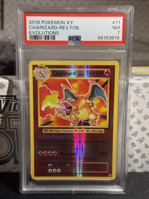POKÉMON XY 2016 Charizard Rev-Foil Evolutions PSA 7 ENG EUR 70,00 ...