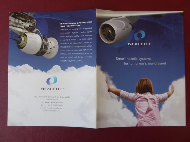 PUB BROCHURE SAFRAN General Electric Nexcelle Nacelle Systems Aircraft ...