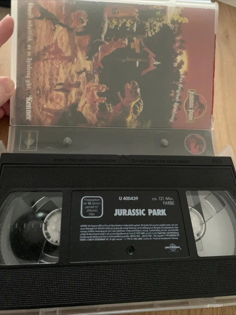 Jurassic Park 1994 Vhs Video Cassette Dinosaur Movie Used Orig Cinema