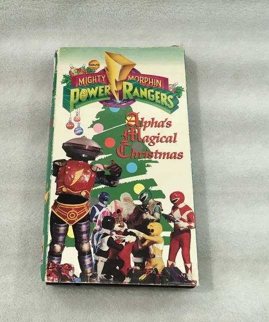 MIGHTY MORPHIN POWER Rangers Alpha's Magical Christmas (VHS, 1994) NEU ...