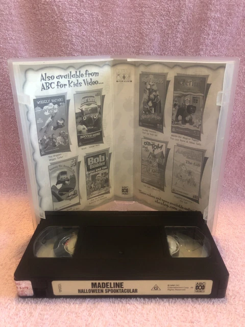 VHS MADELINE MADELINE’S HALLOWEEN SPOOKTACULAR Rare ABC Kids Video 2002 ...