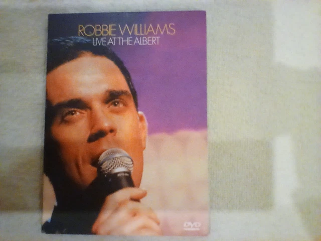 ROBBIE WILLIAMS - Live at the Albert DVD (2001) Free Postage £2.81 ...