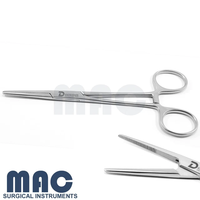 SURGICAL HEMOSTATIC ARTERY Dental Kelly Forceps Suture Clamp Fishing ...
