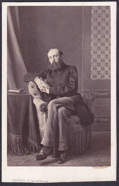 COUNT PAUL DE Chabrillon Adel nobility portrait CDV photo 1860 £49.96 ...