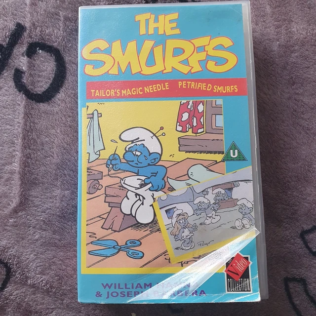 1989 VINTAGE THE Smurfs Tailor's Magic Needle Hanna Barbera Pal Vhs ...