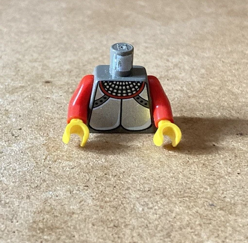 LEGO, CASTLE | Torso Knight Kingdom Plate Armor Silver Pattern ...