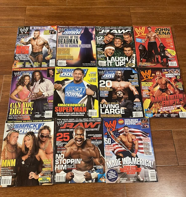 WWE MAGAZINE LOT 2005-2012 RAW Smackdown Magazine £31.65 - PicClick UK