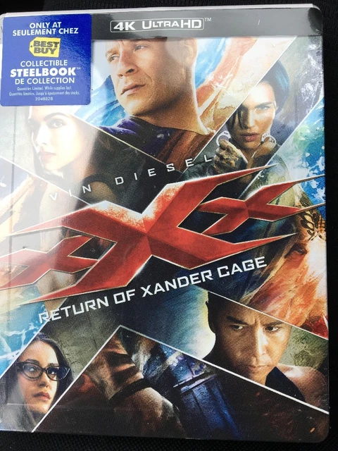 XXX RETURN OF Xander Cage Steelbook (Blu-ray/DVD/4K) New! $30.00 ...